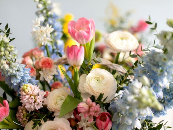 The most popular seasonal flowers by month